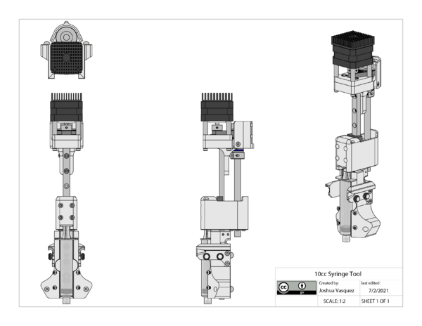 10cc Syringe Tool - Jubilee